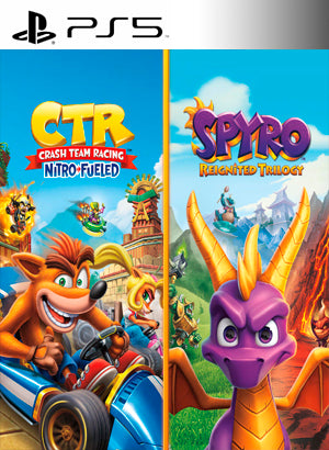 Crash Team Racing Nitro Fueled + Spyro Reignited Trilogy PS5 ...